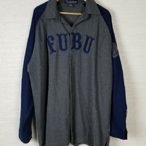 FUBU | Jackets & Coats | Fubu Vintage Varsity Collection Wool Blend ...
